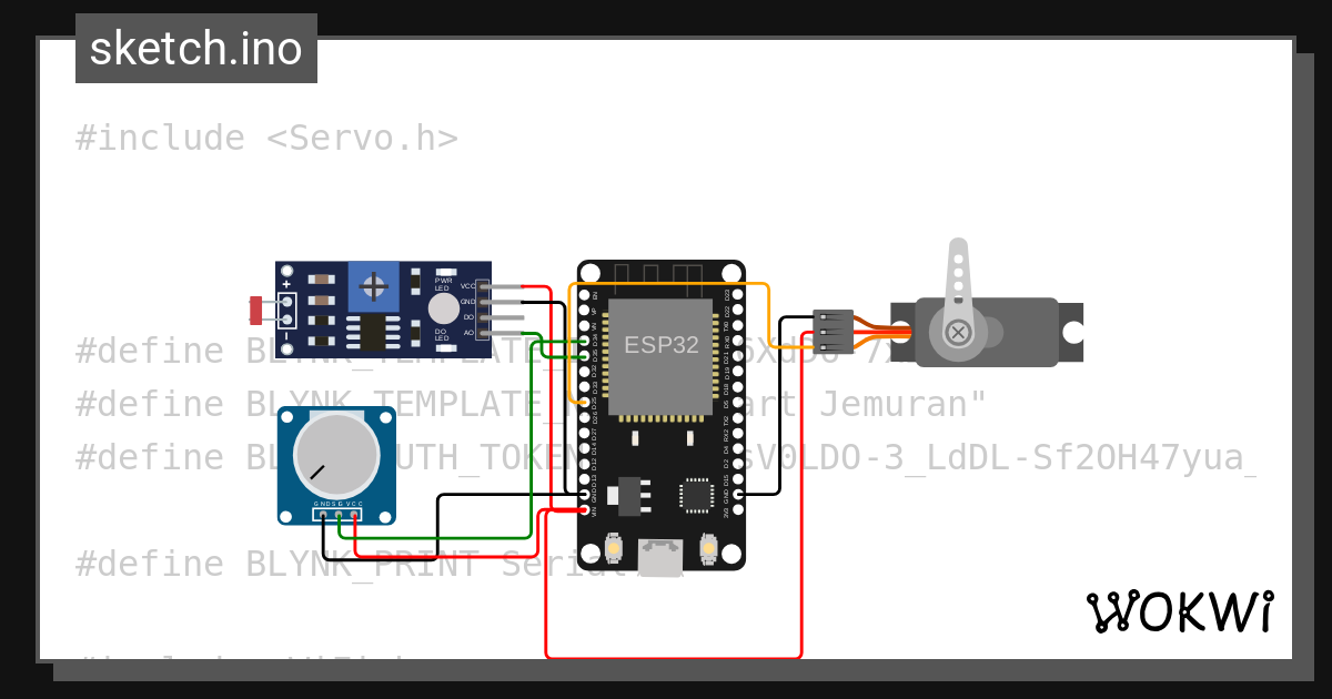 Jemuran Wokwi Esp32 Stm32 Arduino Simulator