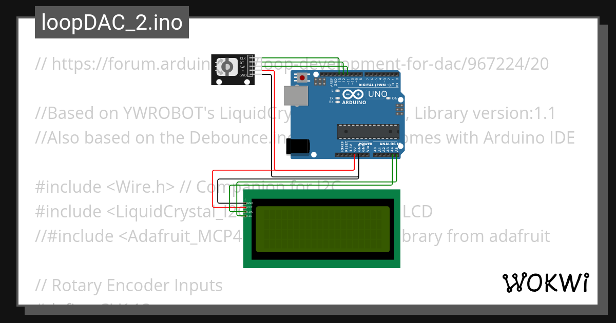 loopDAC_2.ino Copy - Wokwi ESP32, STM32, Arduino Simulator