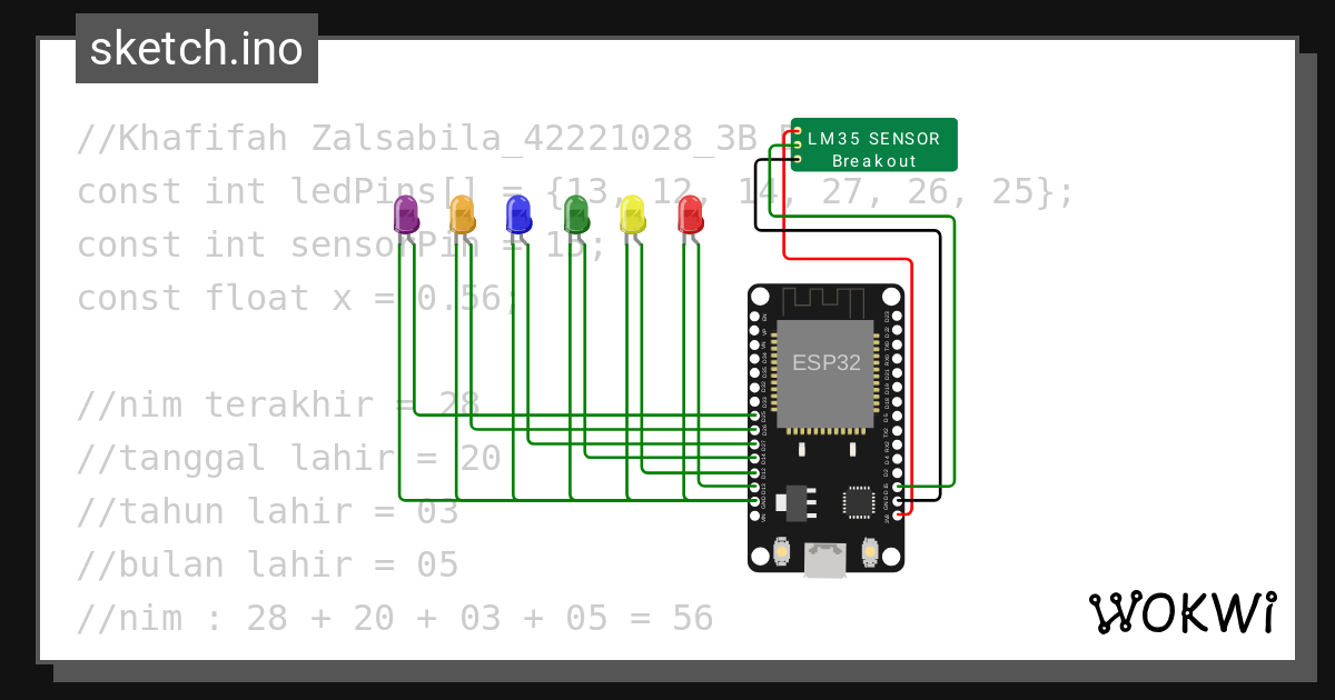Khafifah Zalsabila Wokwi Esp32 Stm32 Arduino Simulator 6683