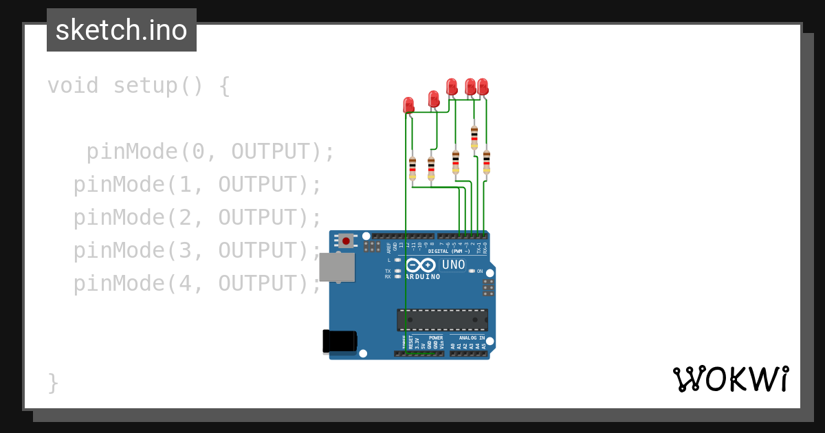 Lampu Bergantian Wokwi Esp32 Stm32 Arduino Simulator 5473
