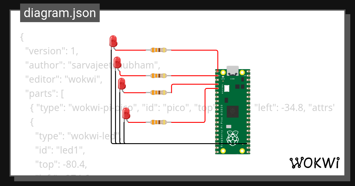 Rotatingled Wokwi Esp32 Stm32 Arduino Simulator