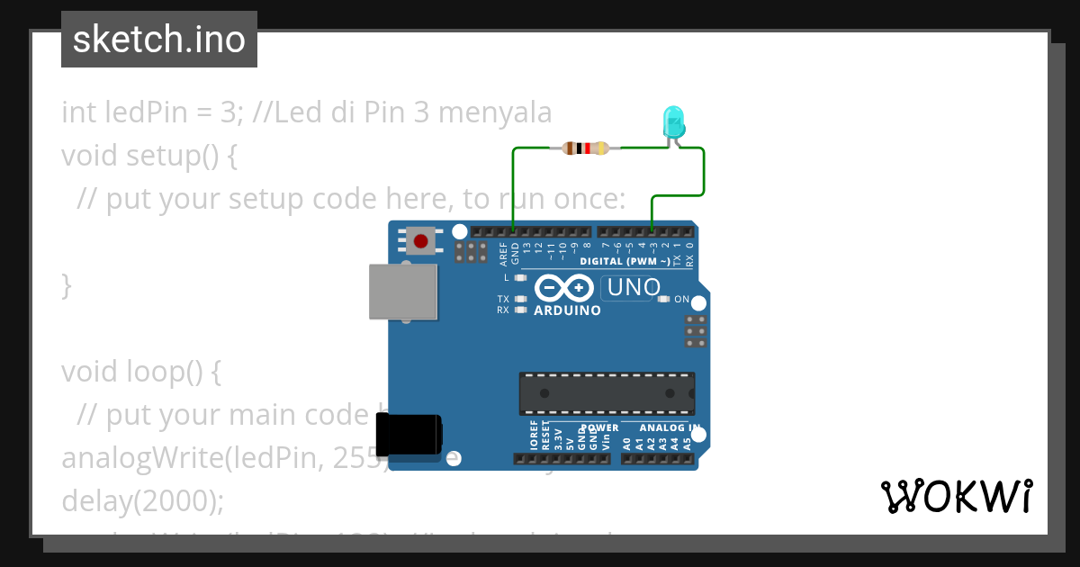 Tugas Pertemuan 6 - Wokwi ESP32, STM32, Arduino Simulator Tugas Pertemuan 6 - Wokwi ESP32, STM32, Arduino Simulator
