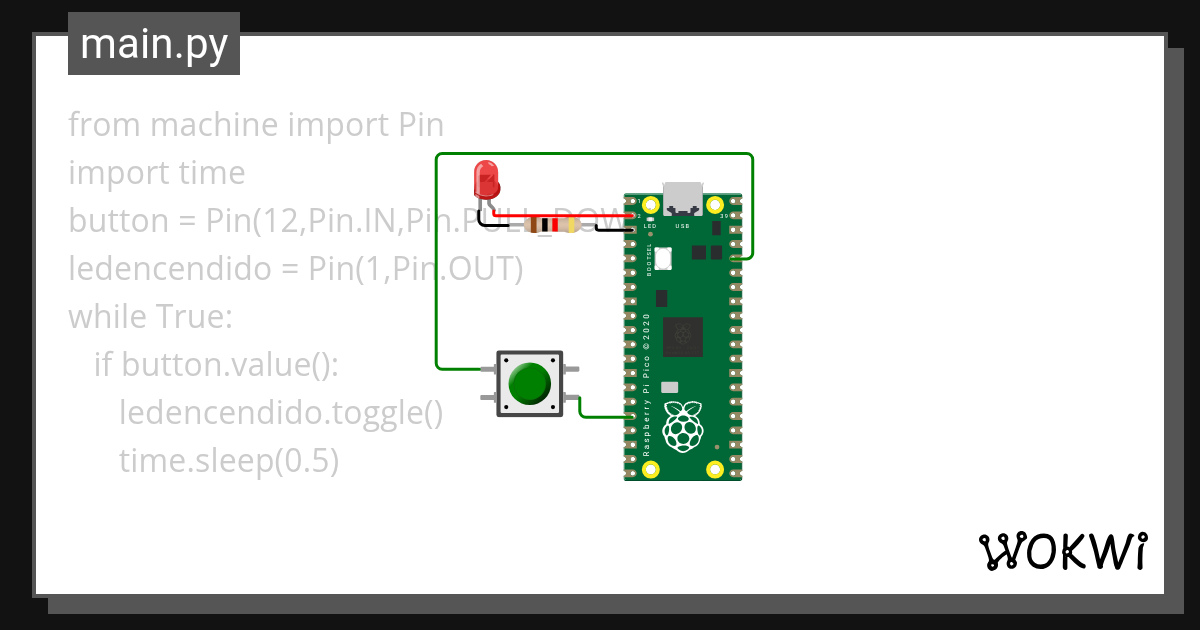 Encendido Wokwi Esp32 Stm32 Arduino Simulator 1606