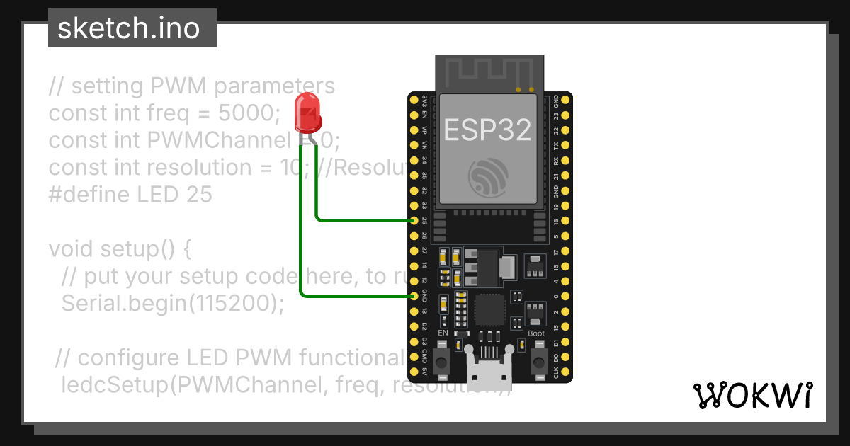Wokwi Online ESP32 STM32 Arduino Simulator