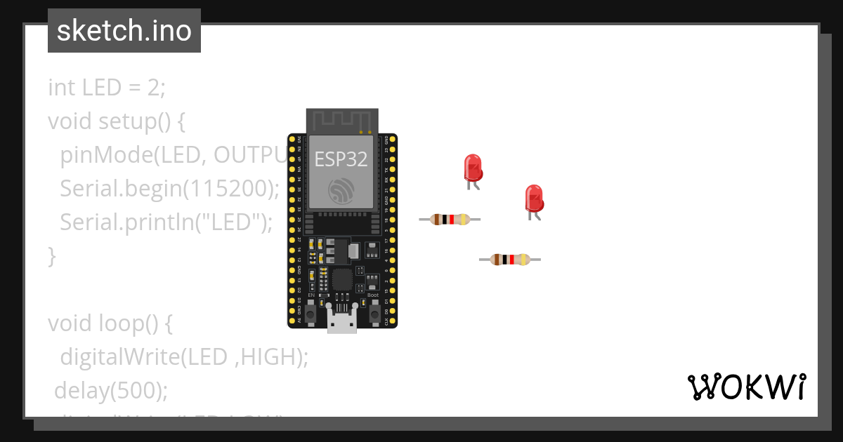 ทัตพงศ์ Wokwi Esp32 Stm32 Arduino Simulator 8905