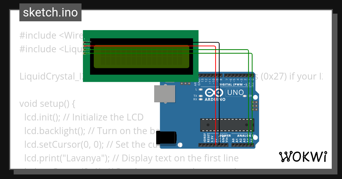 Lcd With Names Wokwi Esp32 Stm32 Arduino Simulator 3591