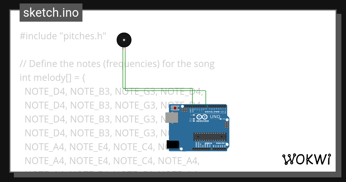 buzzer 2 - Wokwi ESP32, STM32, Arduino Simulator