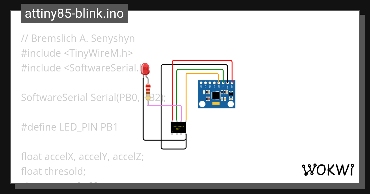 attiny85_andriy wo screen - Wokwi ESP32, STM32, Arduino Simulator