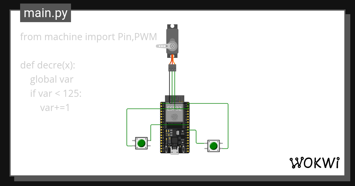 incremento pwm - Wokwi ESP32, STM32, Arduino Simulator incremento pwm - Wokwi ESP32, STM32, Arduino Simulator