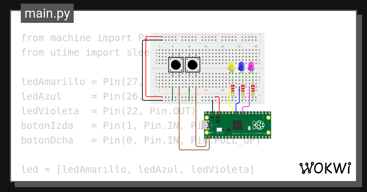 Rpi Upython Leds Wokwi Esp32 Stm32 Arduino Simulator