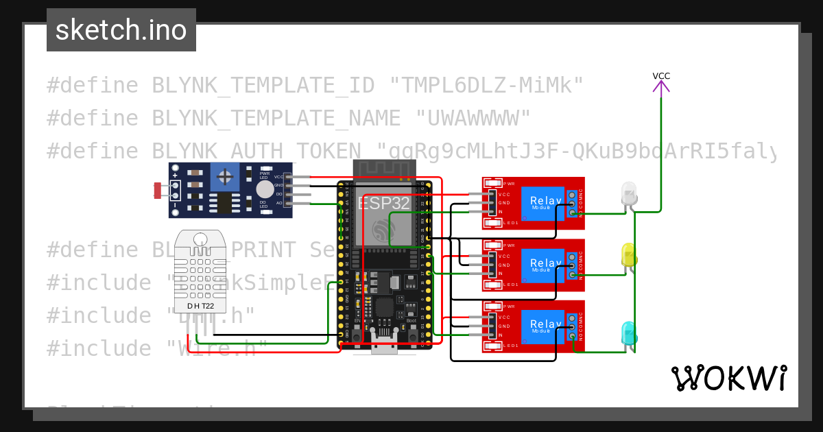 Yu Wokwi Esp32 Stm32 Arduino Simulator