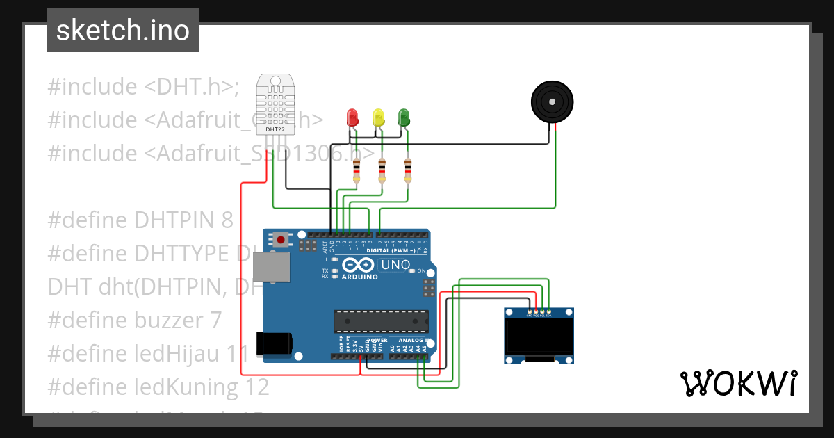 Percobaan 3 - Wokwi ESP32, STM32, Arduino Simulator
