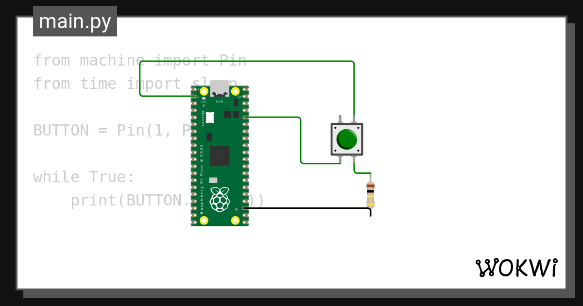 Pus Button Wokwi Esp32 Stm32 Arduino Simulator