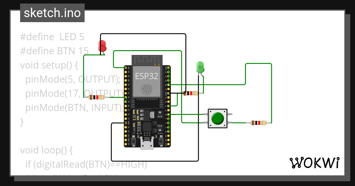 EP32 - Wokwi ESP32, STM32, Arduino Simulator