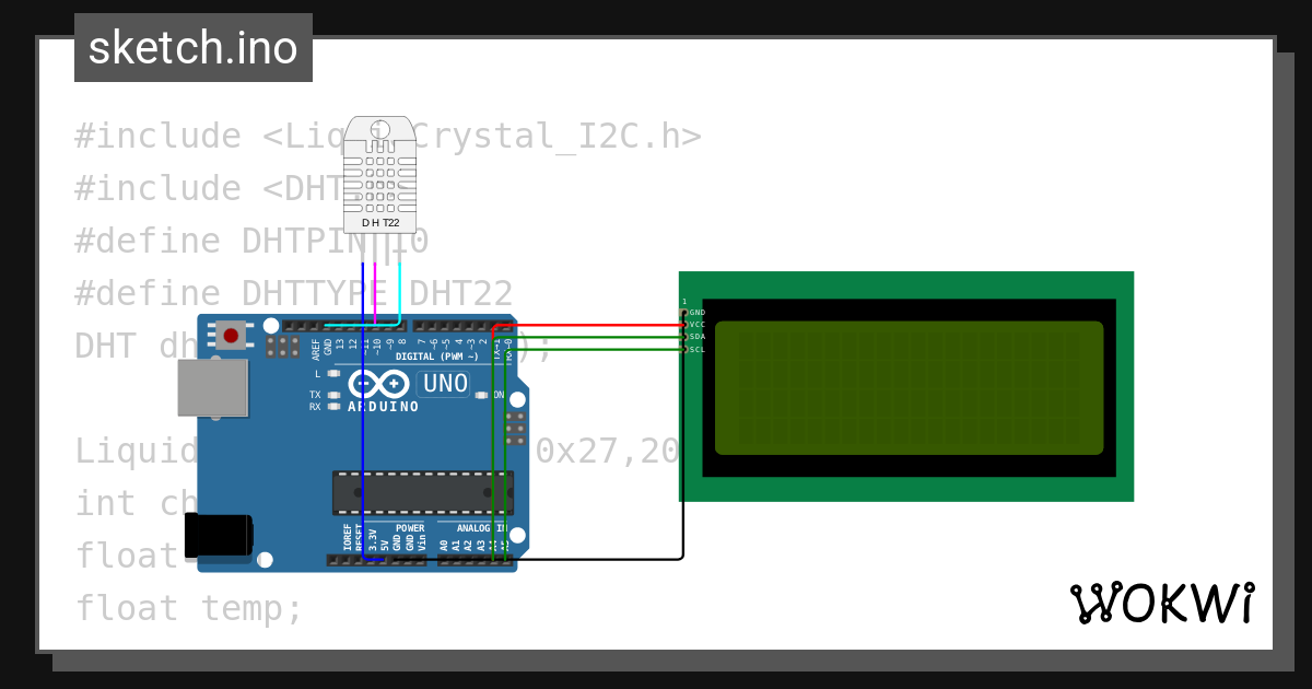 Praktek Sensor Suhu Wokwi Esp32 Stm32 Arduino Simulator