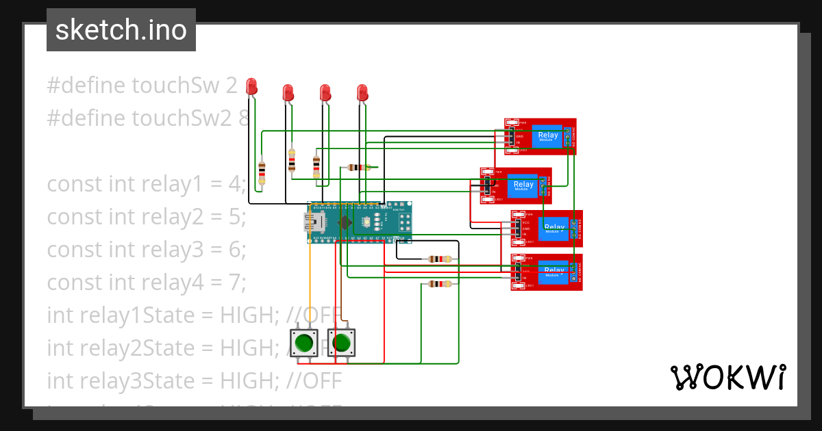 relay and button Copy - Wokwi ESP32, STM32, Arduino Simulator