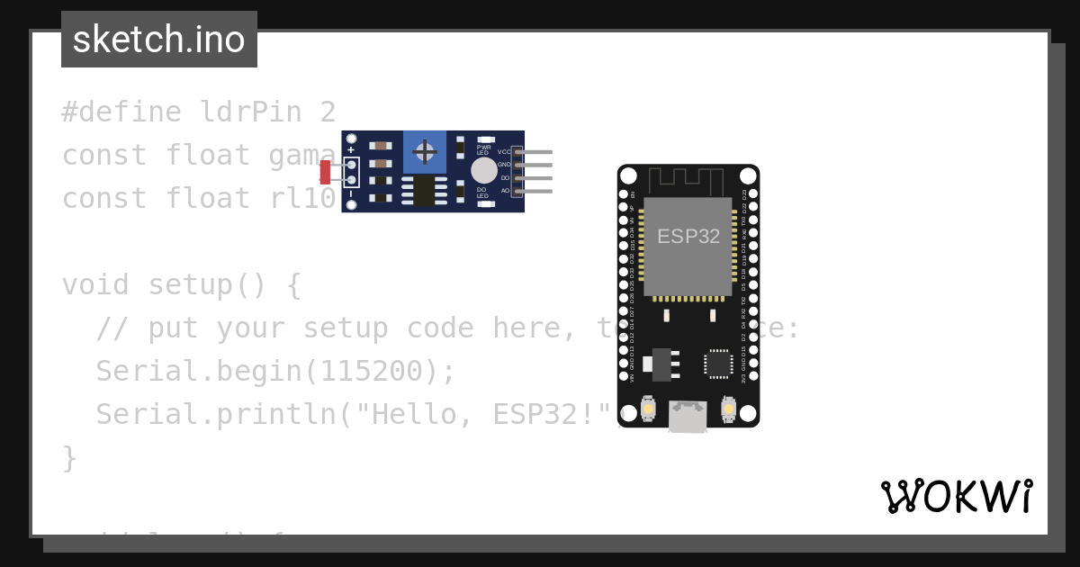 Ldr Esp V1 Copy Wokwi Esp32 Stm32 Arduino Simulator