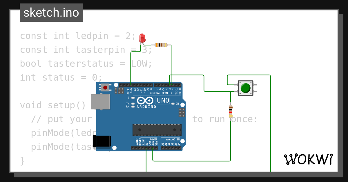 Ampeltaster Wokwi Esp32 Stm32 Arduino Simulator