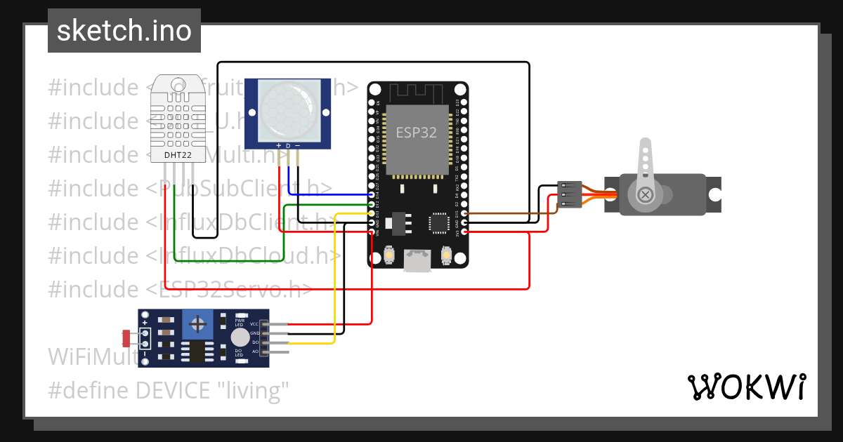 house gateway - Wokwi ESP32, STM32, Arduino Simulator