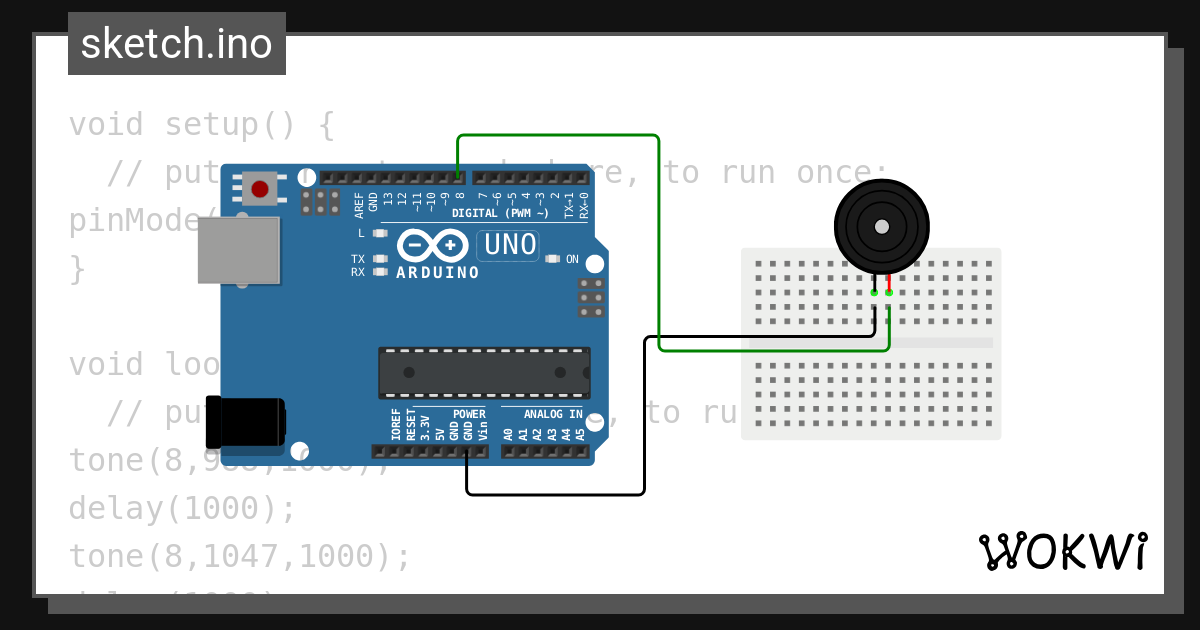 Buzer Wokwi Esp32 Stm32 Arduino Simulator