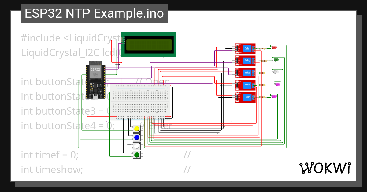 ESP32 NTP Example.ino Copy - Wokwi ESP32, STM32, Arduino Simulator