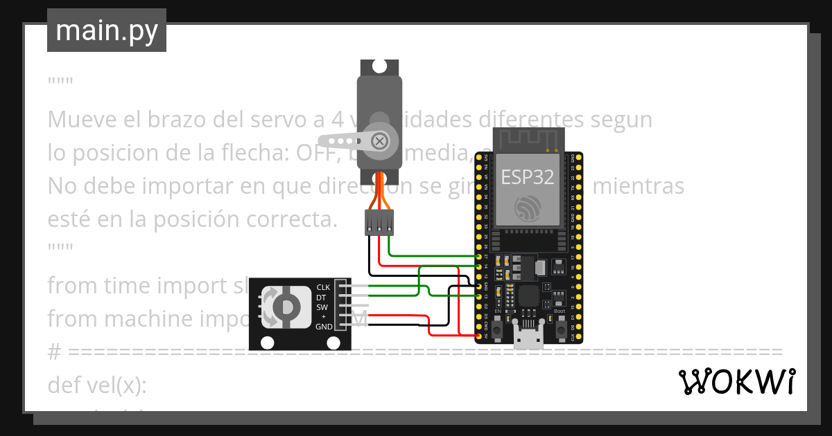 prog124_Prac IRQ_Encoder_Servo - Wokwi ESP32, STM32, Arduino Simulator