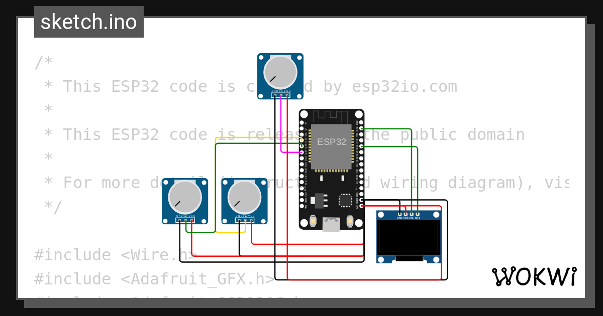 Prueba4oled Wokwi Esp32 Stm32 Arduino Simulator