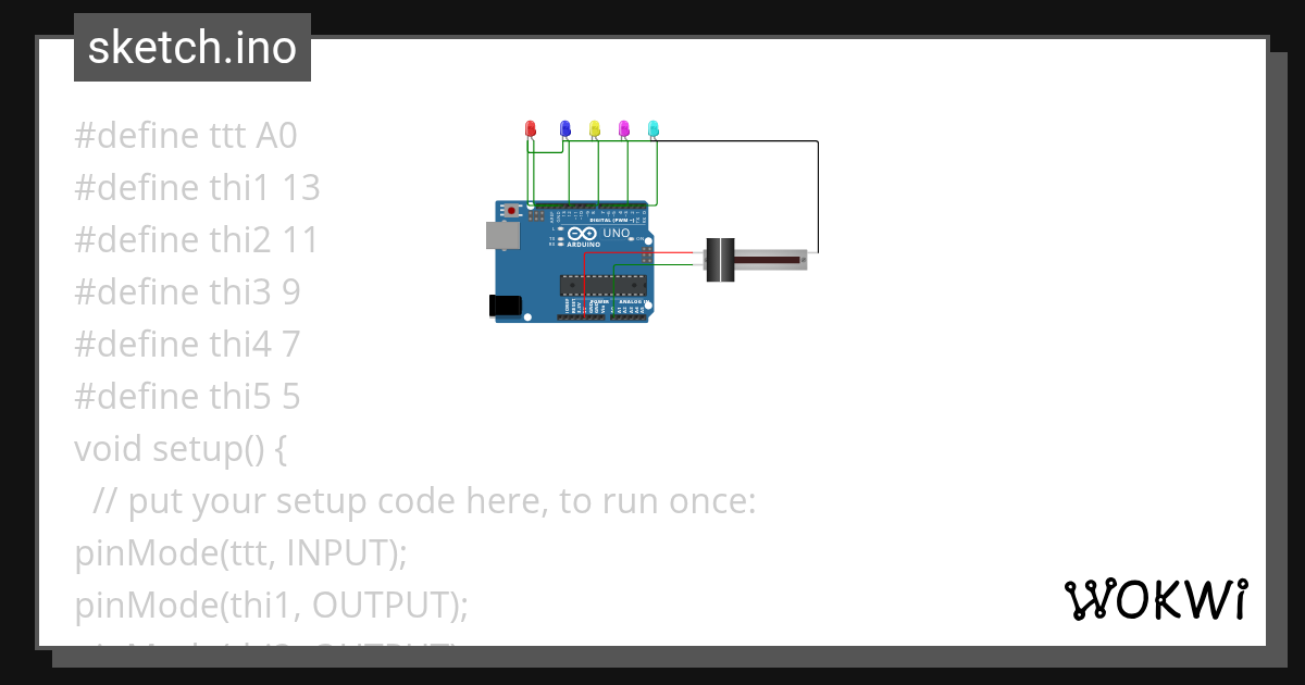 หลอด5 Wokwi Esp32 Stm32 Arduino Simulator 2666