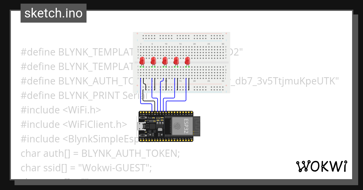 Work 5.1 - Wokwi ESP32, STM32, Arduino Simulator