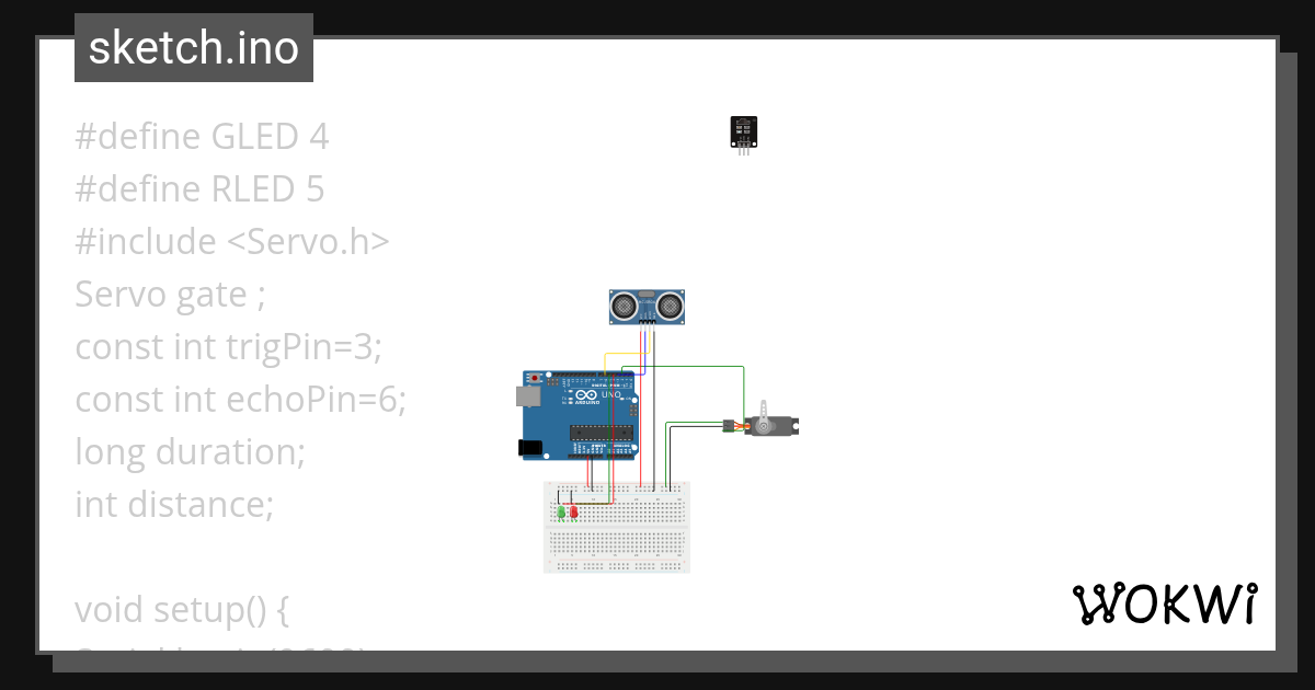 Ir servo - Wokwi ESP32, STM32, Arduino Simulator