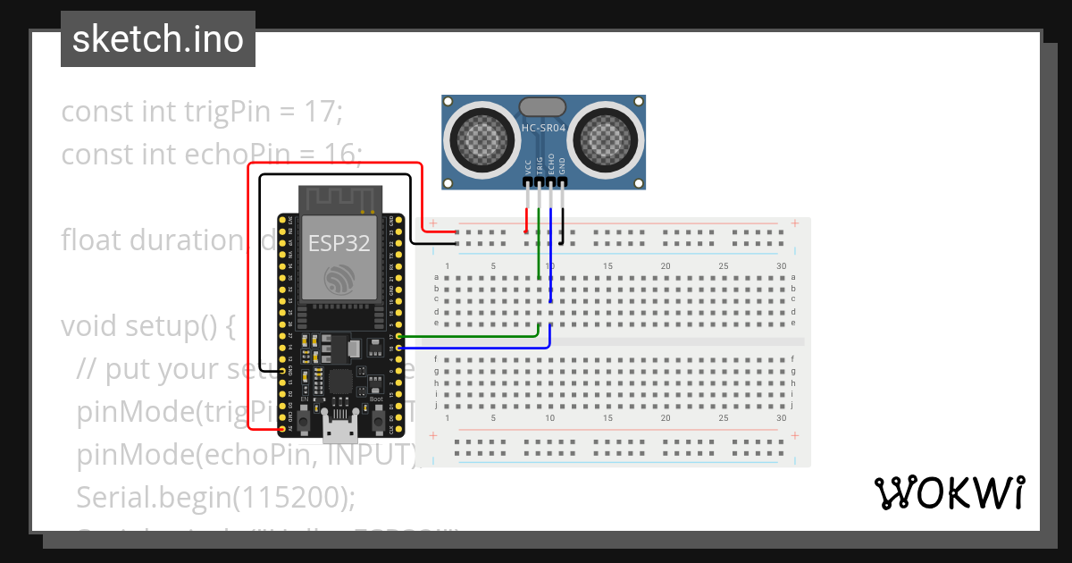 Amrina_Sensor Jarak Ultrasonic - Wokwi ESP32, STM32, Arduino Simulator Amrina_Sensor Jarak Ultrasonic - Wokwi ESP32, STM32, Arduino Simulator