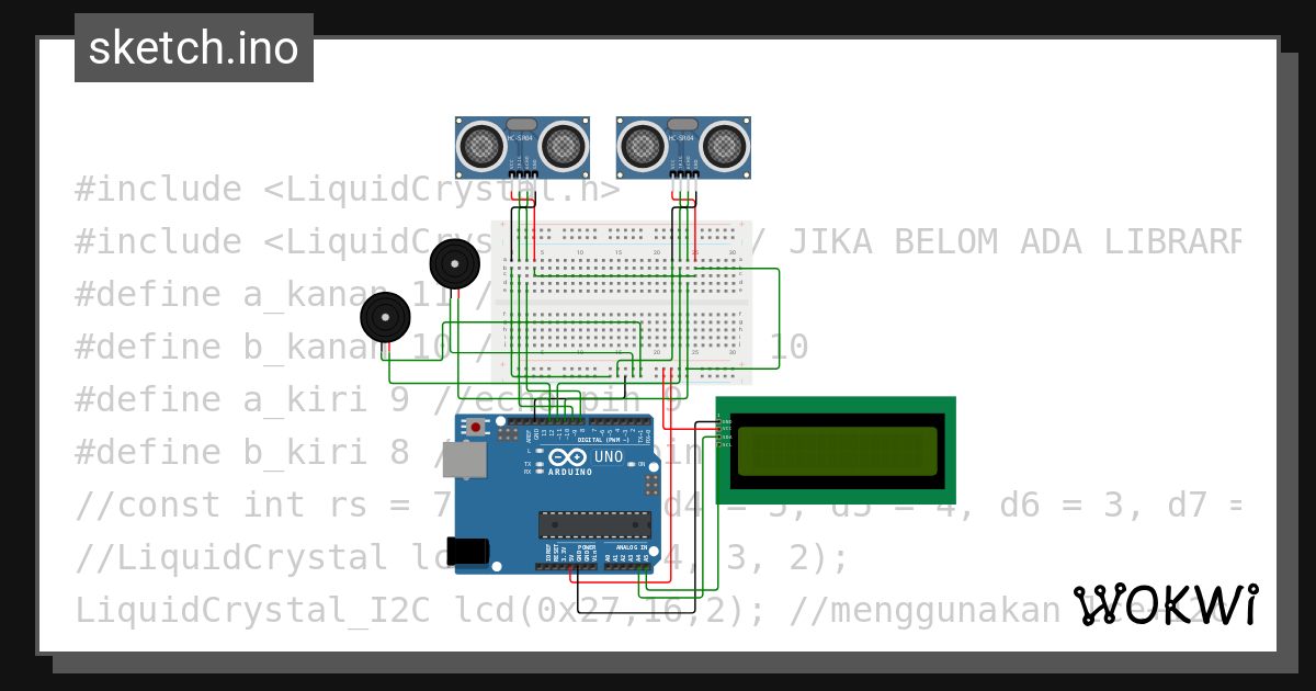 Fp Kelompok 7 Sensor Ultrasonic Wokwi Esp32 Stm32 Arduino Simulator 6766