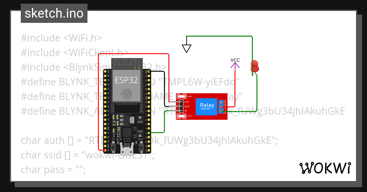 project 1 - Wokwi ESP32, STM32, Arduino Simulator