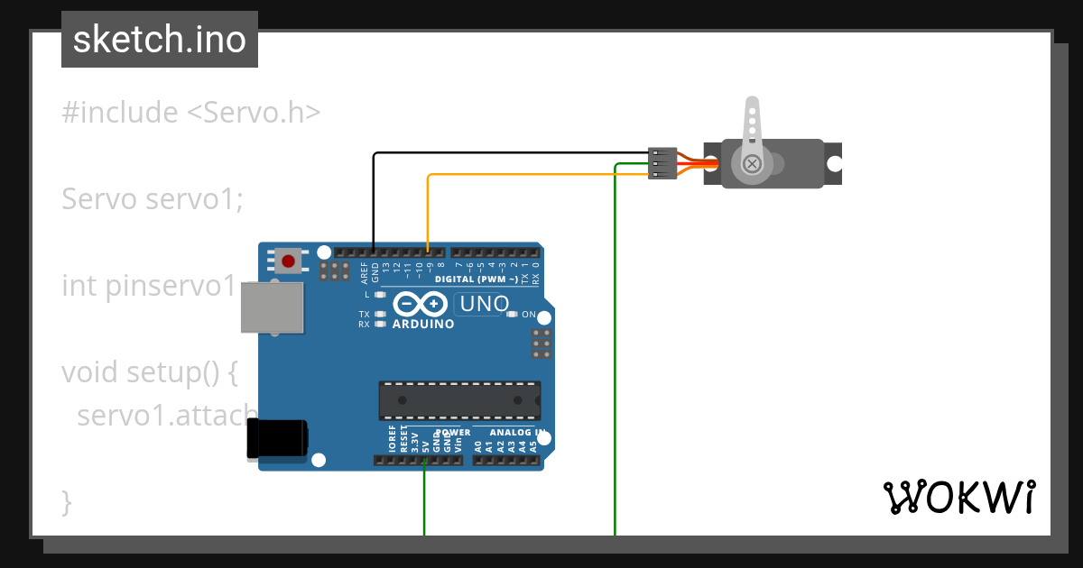 Projek Servo 01 - Wokwi ESP32, STM32, Arduino Simulator Projek Servo 01 - Wokwi ESP32, STM32, Arduino Simulator