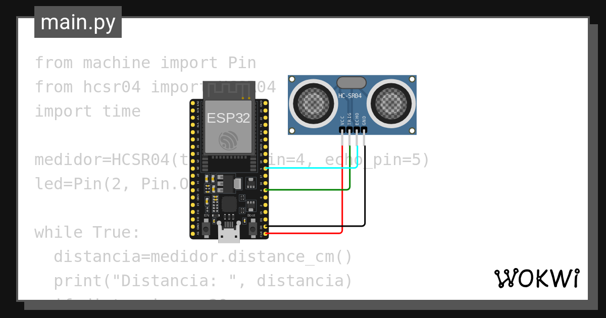 Esp32sensor Ultrasonido Wokwi Esp32 Stm32 Arduino Simulator 4862