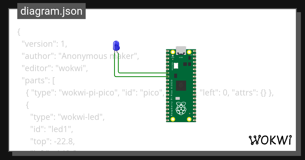 Led Pico Wokwi Esp32 Stm32 Arduino Simulator 0811