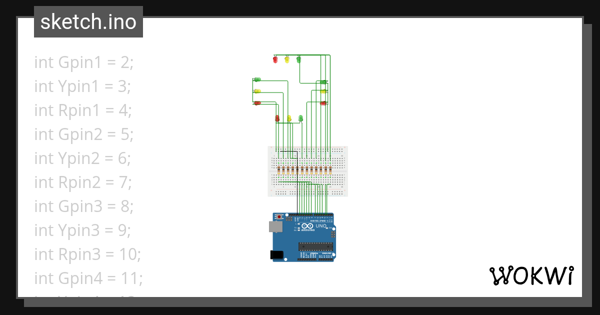 Perempatan jalan by Dimas Bayu S - Wokwi ESP32, STM32, Arduino Simulator