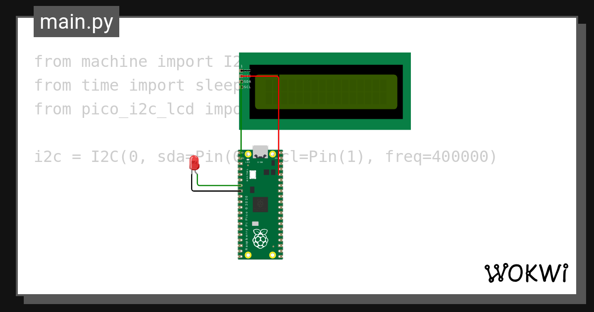 Lcd With Micropython Wokwi Esp32 Stm32 Arduino Simulator 1010