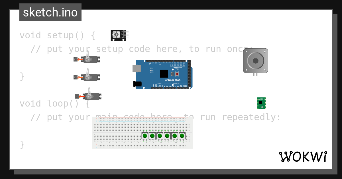 Brazo Wokwi Esp32 Stm32 Arduino Simulator 