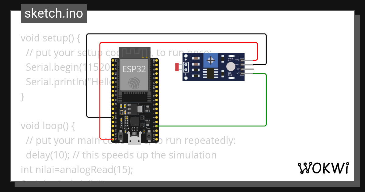 one - Wokwi ESP32, STM32, Arduino Simulator
