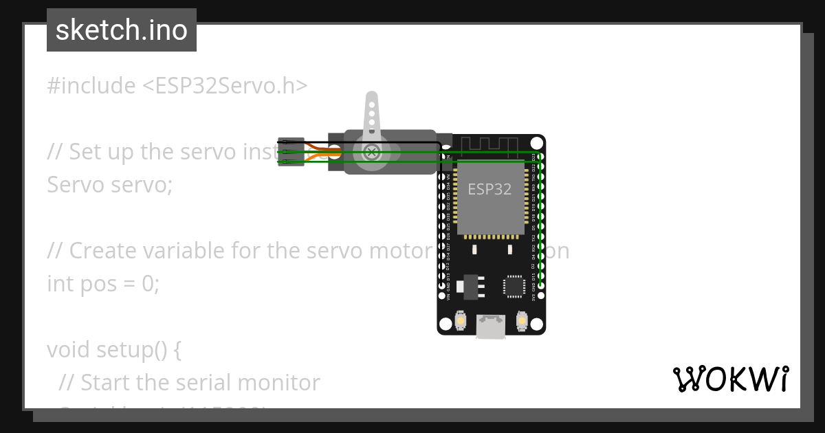 servo - Wokwi ESP32, STM32, Arduino Simulator