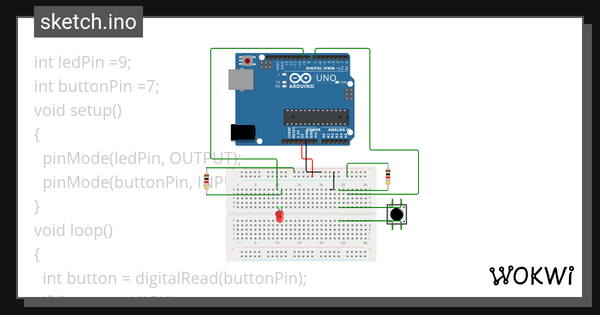 Interfacing switch - Wokwi ESP32, STM32, Arduino Simulator Interfacing switch - Wokwi ESP32, STM32, Arduino Simulator