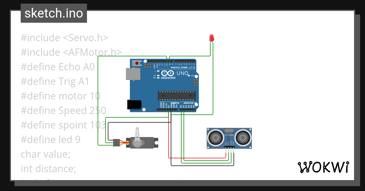 Smart floor cleaning robot - Wokwi ESP32, STM32, Arduino Simulator