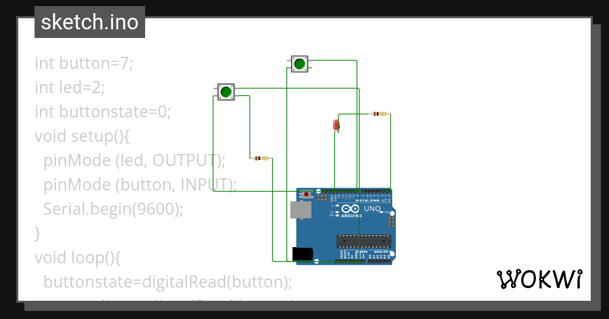 Buttons Wokwi Esp32 Stm32 Arduino Simulator 7509
