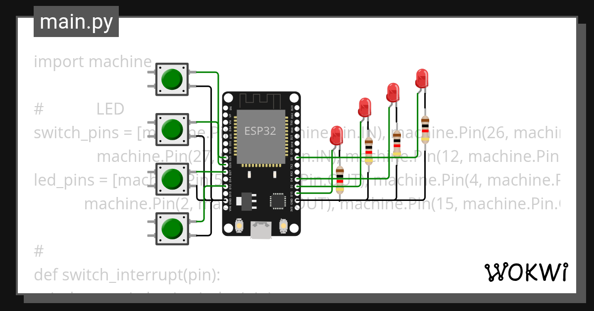 Micropython 1 Wokwi Esp32 Stm32 Arduino Simulator
