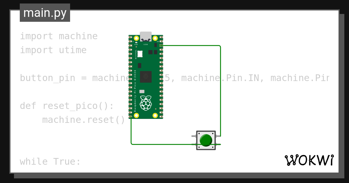 External Reset Button Wokwi Esp32 Stm32 Arduino Simulator 5896