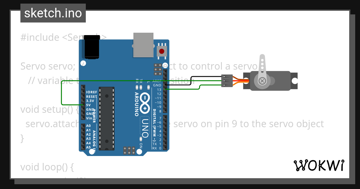 servo - Wokwi ESP32, STM32, Arduino Simulator