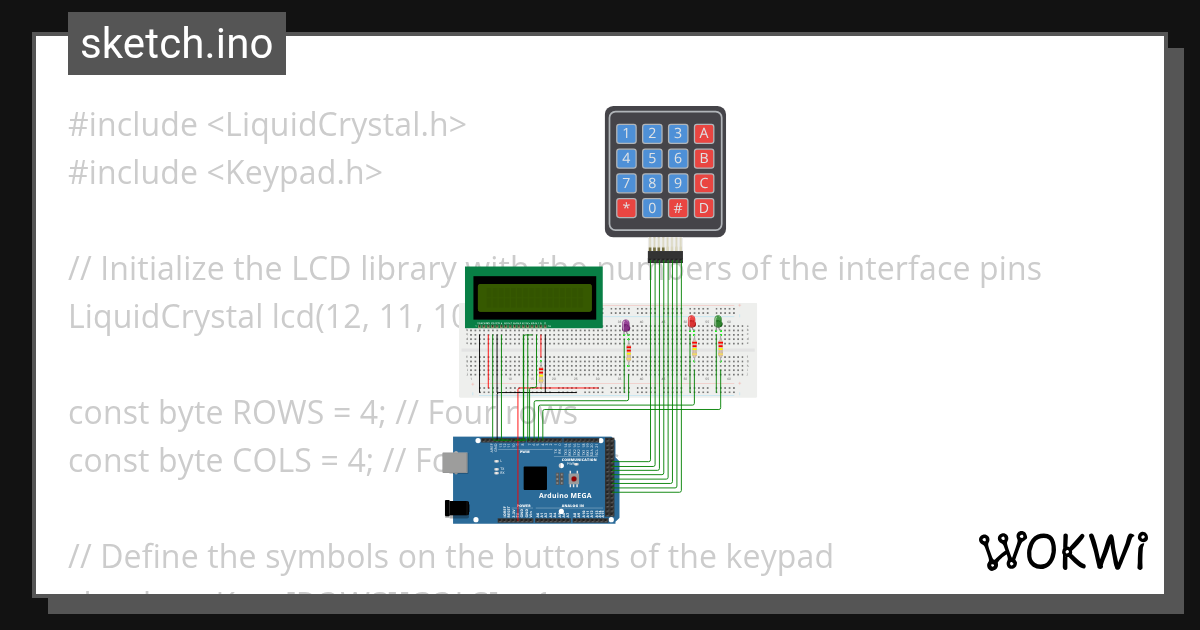 Green LED - Wokwi ESP32, STM32, Arduino Simulator