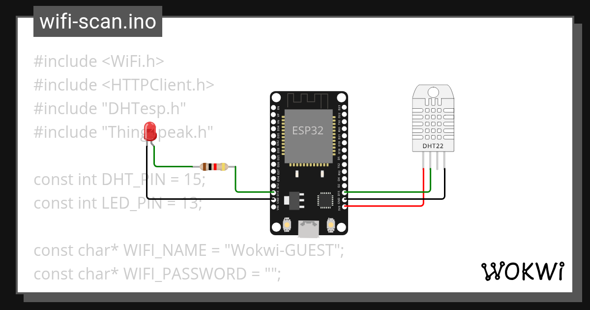 wifi-scan.ino ล่าสุด - Wokwi ESP32, STM32, Arduino Simulator