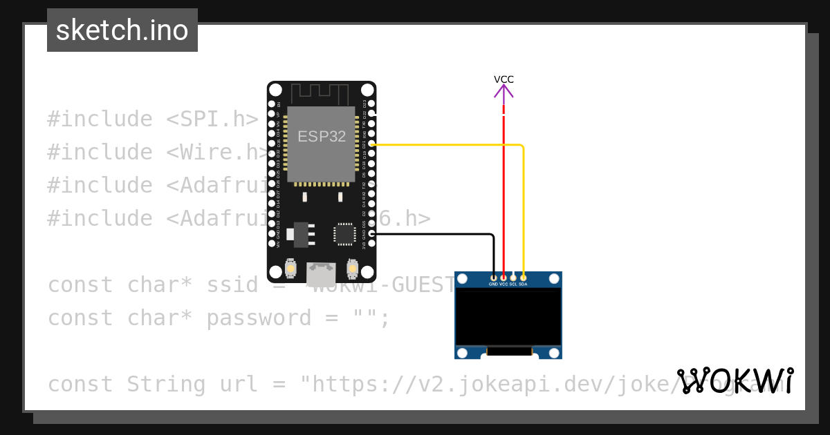Jokes Api Wokwi Esp32 Stm32 Arduino Simulator 9102